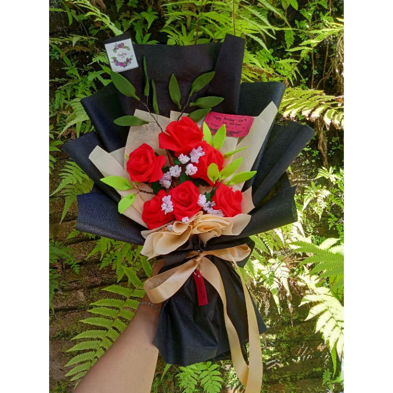 Jual buket bunga flanel | Shopee Indonesia