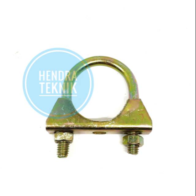 Jual KLEM KNALPOT 1,5" EXHAUST CLAMP U BOLT 1.5 INCI KLEM U GALVANIZED ...
