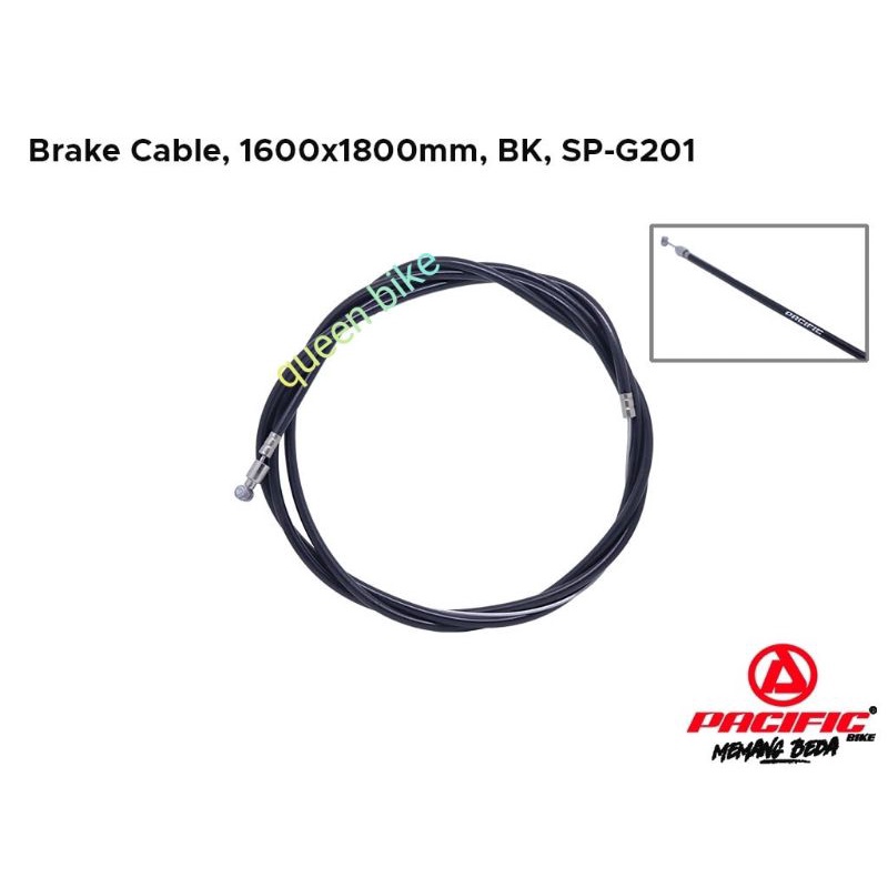 Jual Kabel Rem Sepeda Tali Rem Sepeda Belakang PACIFIC 1800mm | Shopee ...