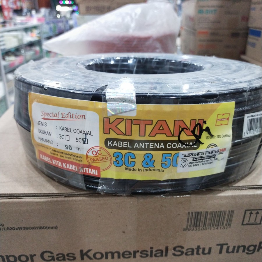 Jual KABEL ANTENA COAXIAL KITANI 5C / HARGA METERAN | Shopee Indonesia