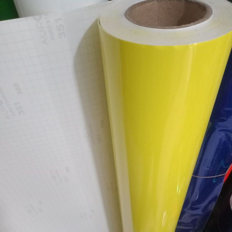 Jual stiker scotlet kuning lemon,lebar 126cm | Shopee Indonesia