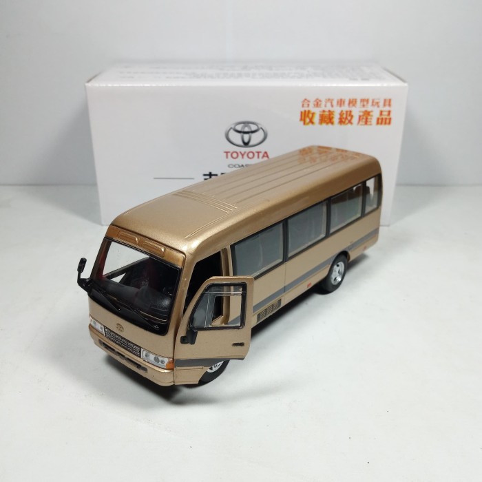 Jual BISA COD/ BAYAR DI TEMPAT Diecast Minibus Toyota Coaster Miniatur ...