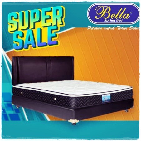 Jual Matras Kasur Springbed Bella Deluxe Spring Bed Mewah Quilting ...