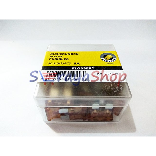 Jual Sekring / Fuse Blade (DX) 5A (Coklat Muda) Flosser | Shopee Indonesia