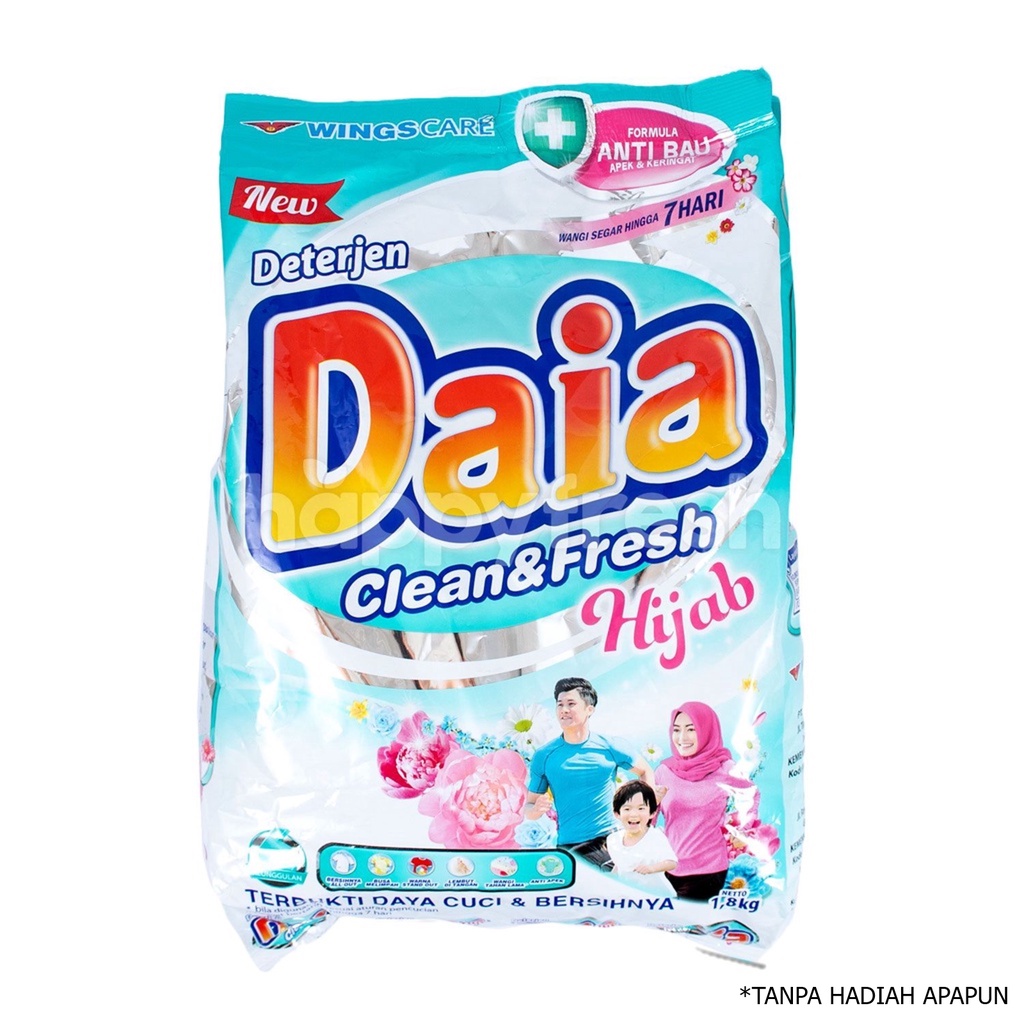 Jual Daia Detergen Deterjen Hijab Clean & Fresh [800 gr] | Shopee Indonesia