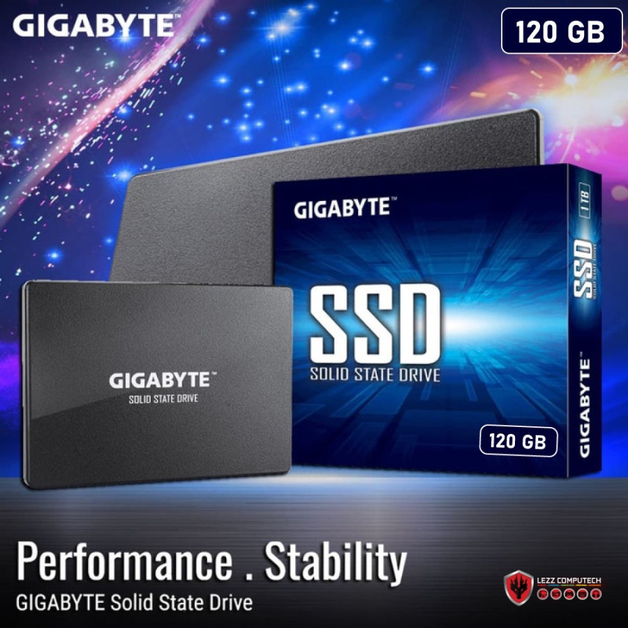 Jual SSD 120GB Gigabyte SSD 120GB SATA III NAND FLASH GARANSI RESMI 3 ...