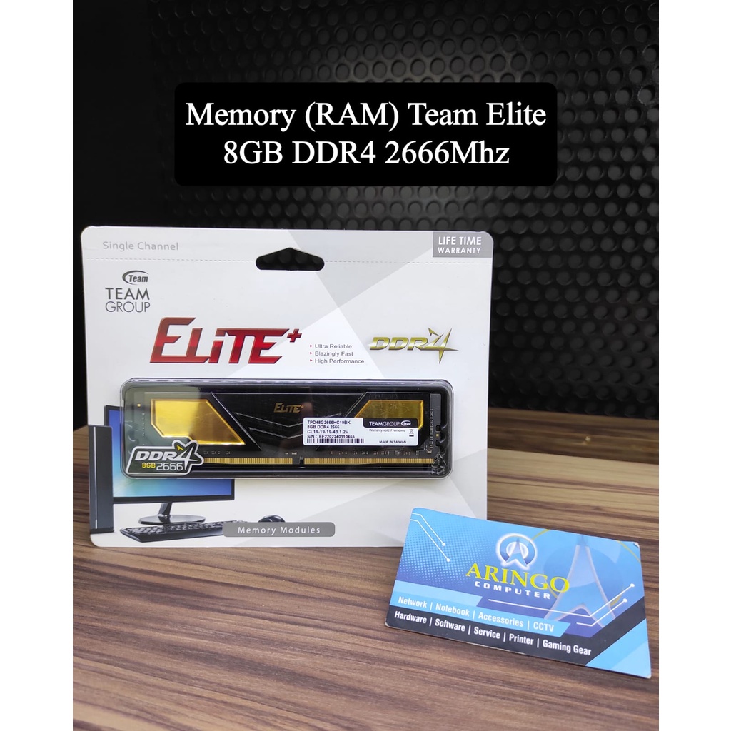 Jual Memory (RAM) Team Elite 8GB DDR4 2666Mhz | Shopee Indonesia