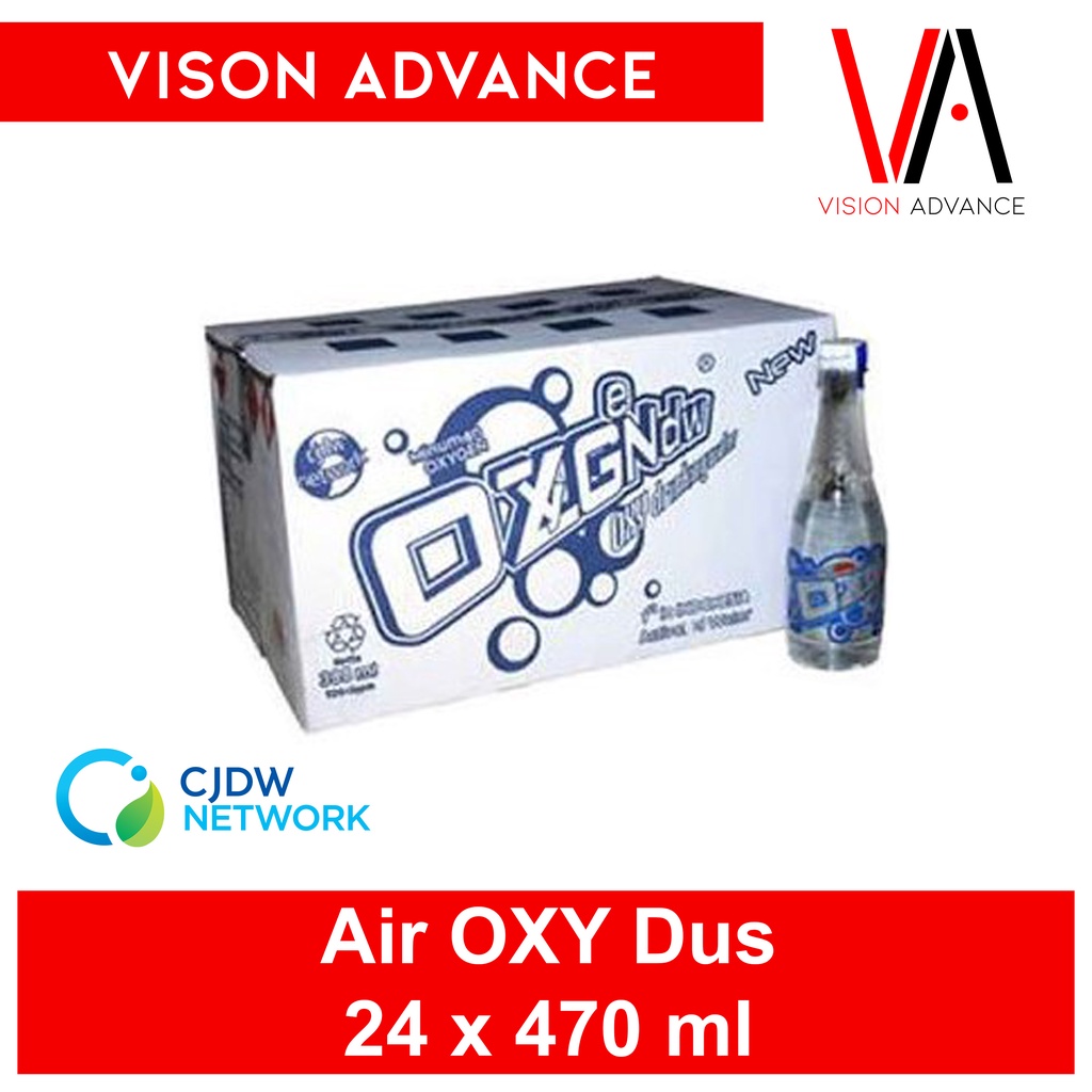 Jual Air OXY CJDW Activated Drinking Water Oxygen Dus Isi 24 x 470 ml ...
