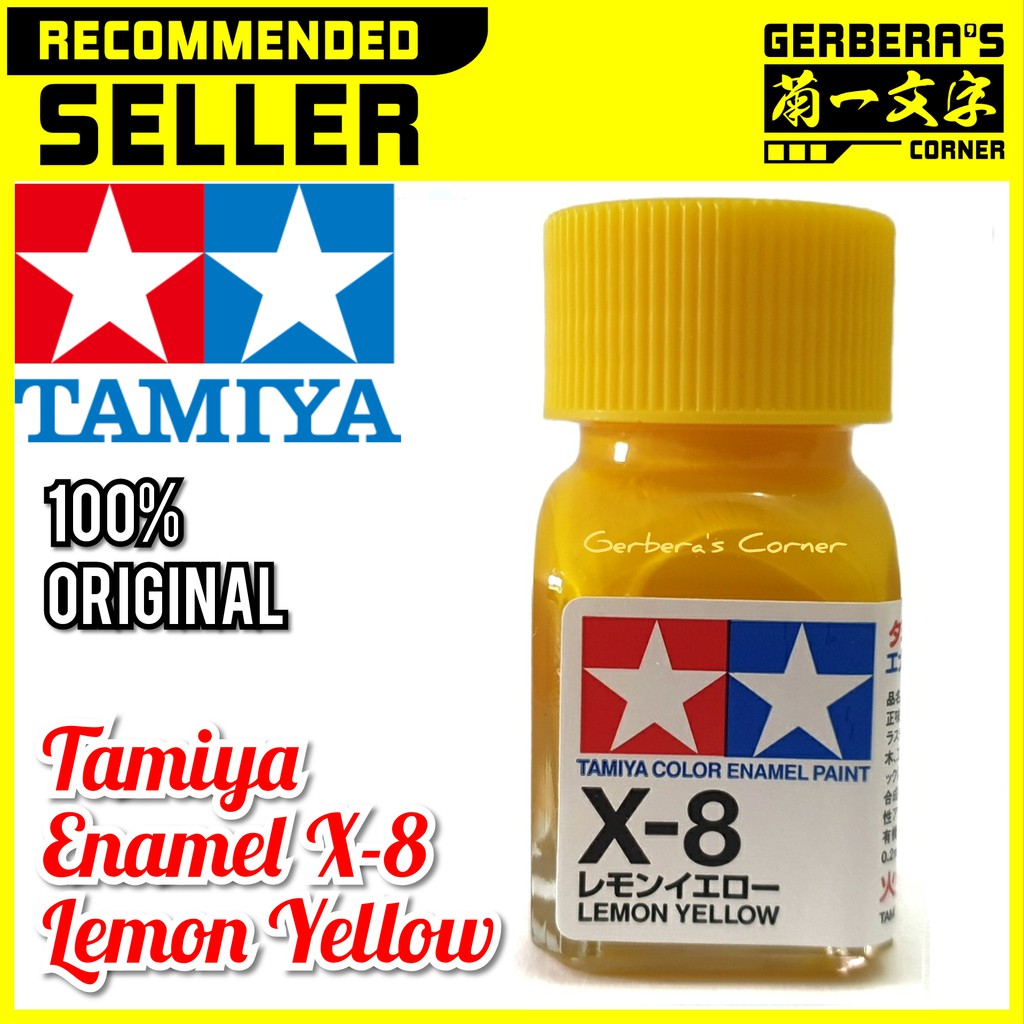 Jual Tamiya Enamel X8 X-8 Lemon Yellow Cat Gundam Model Kit Kuas ...