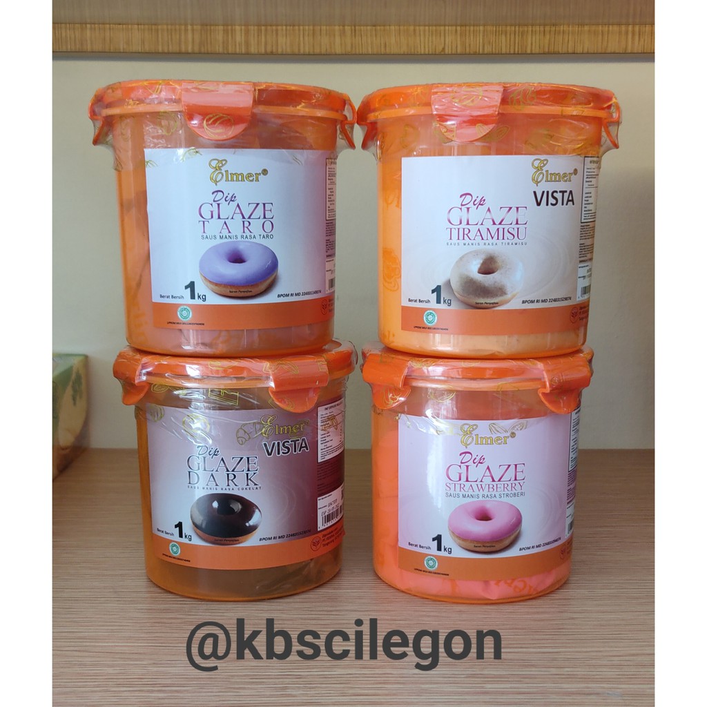 Jual Dip Glaze Elmer Kemasan 1kg (5 Varian Rasa) | Shopee Indonesia