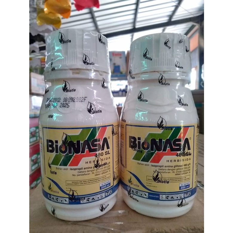 Jual Herbisida BIONASA 480SL 200ml basmi rumput sampai ke akar | Shopee ...