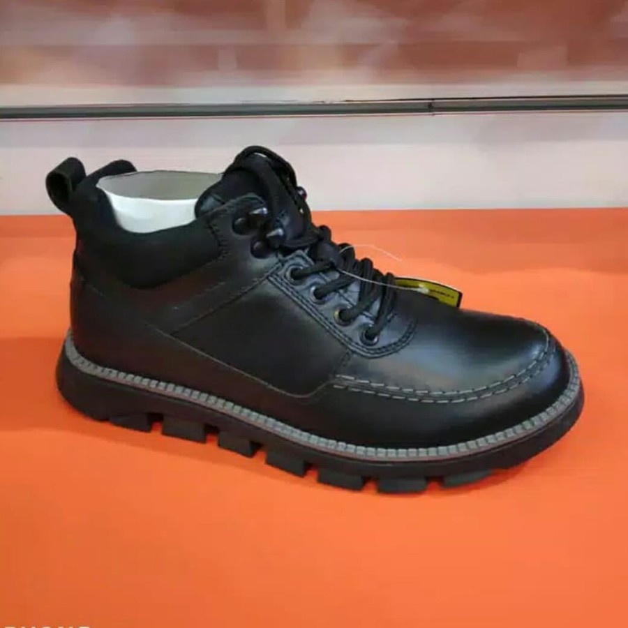 Jual Sepatu Kulit Pakalolo Boot N08195 - Black | Shopee Indonesia