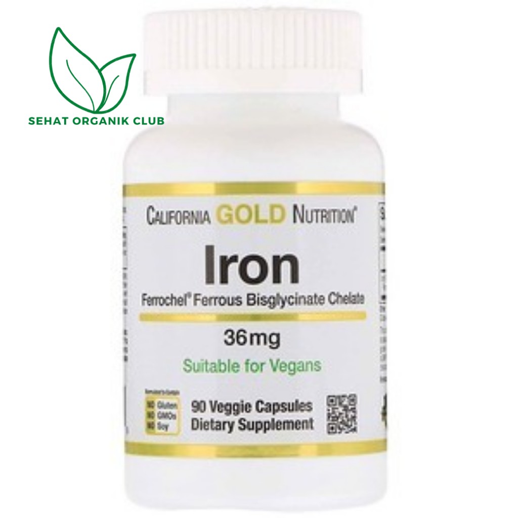 Jual [PROMO] - California Gold Nutrition Ferrochel Iron (Bisglycinate ...