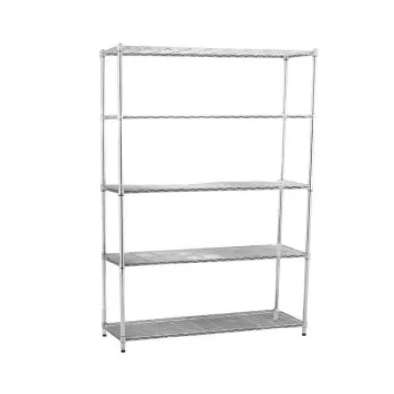 Jual rak kawat 5 tingkat krisbow 121 x 45 x 190 cm / rak besi krisbow ...