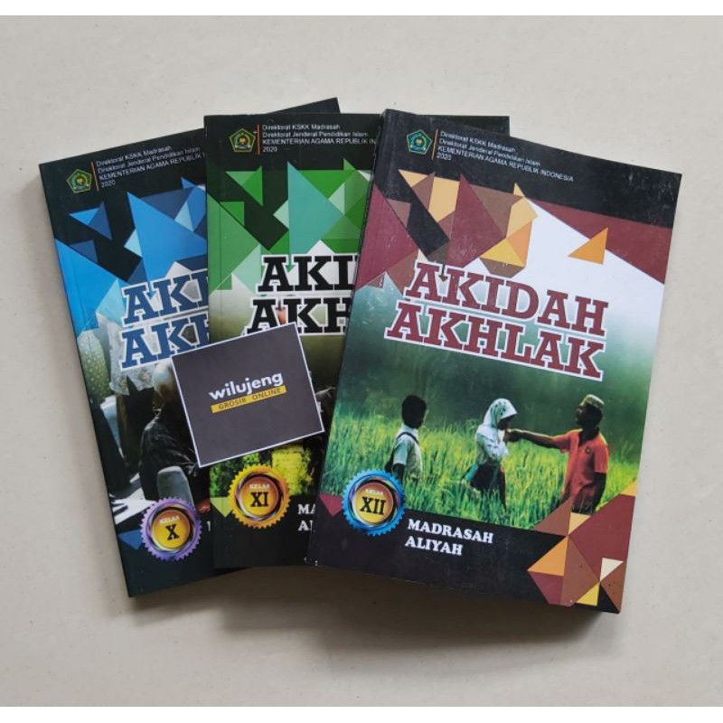 Jual Buku Siswa Akidah Akhlak Kelas 10, 11, 12 MA KMA Terbaru (540gr) | Shopee Indonesia