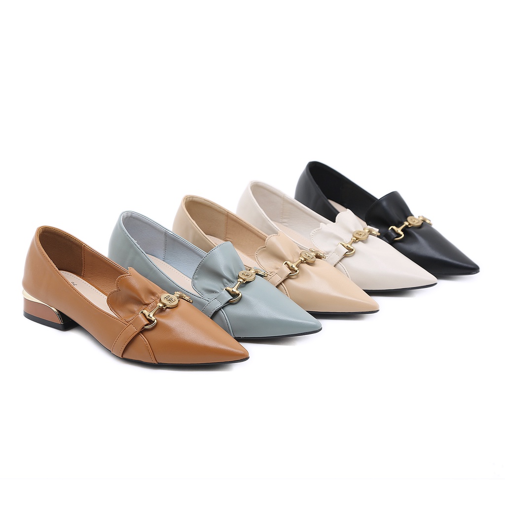 Jual ELLORA EL 363-43 Sepatu Kerja Wanita Chunky Heels 3cm Elegant ...