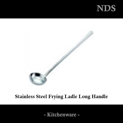 Jual STAINLESS STEEL FRYING LADLE D16 x L60 cm LONG HANDLE / SOUP LADLE ...