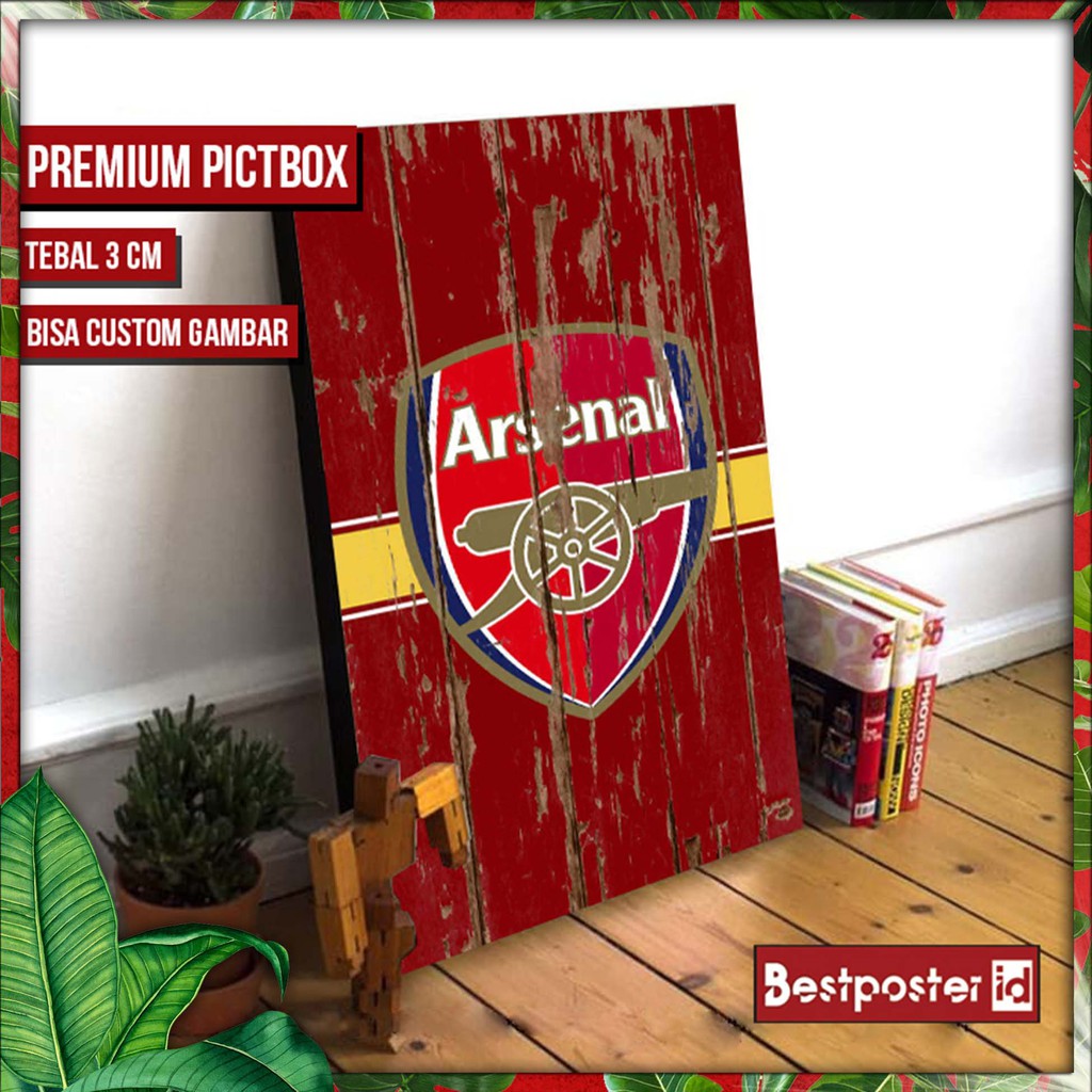Jual Poster ARSENAL Frame Kayu BOLA 099 | Shopee Indonesia