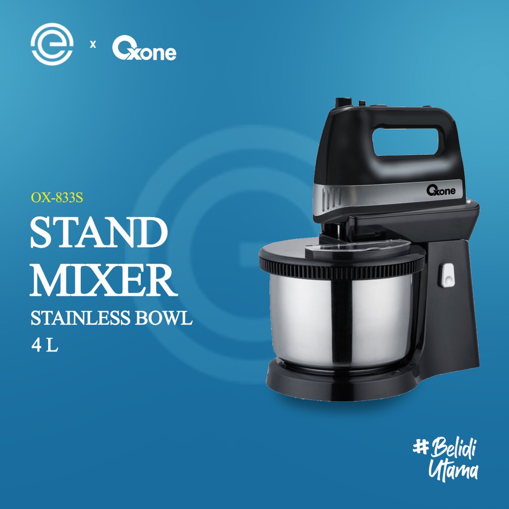 Jual OXONE Stand Mixer Stainless OX-833S | Shopee Indonesia
