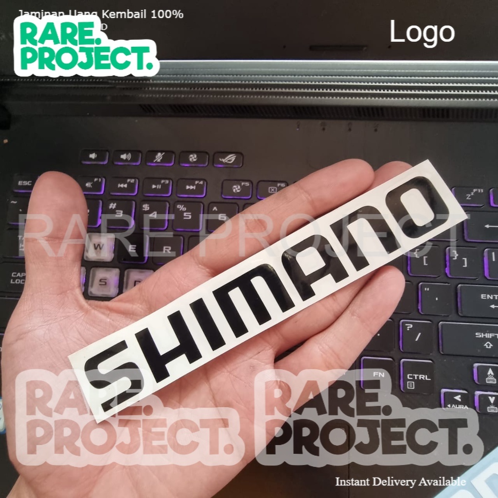 Jual STIKER CUTTING DECAL HELM MOTOR KACA MOBIL LOGO SHIMANO STICKER ...