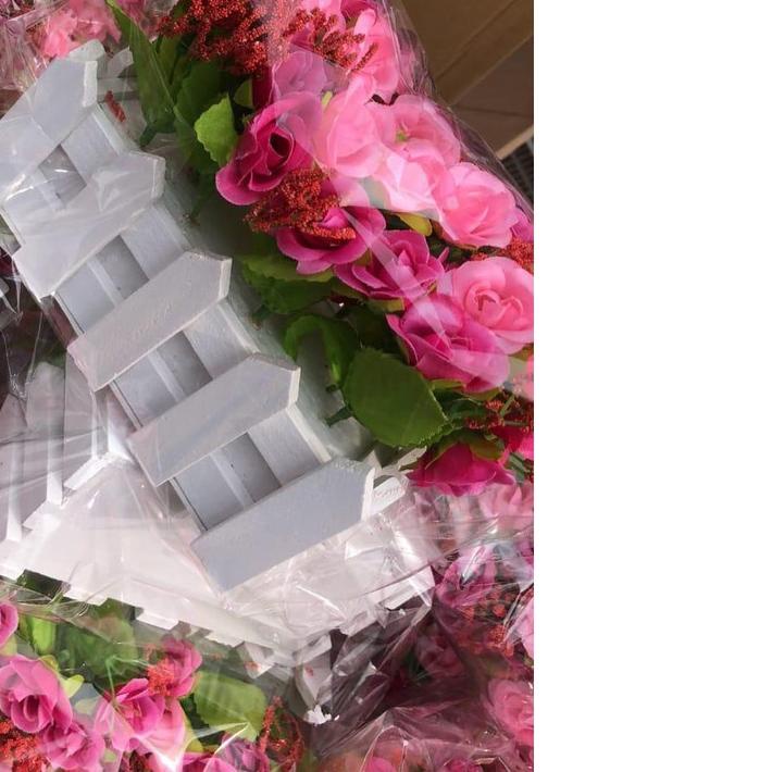 Jual BUNGA PAGAR BUNGA MAWAR BUNGA PLASTIK ORNAMEN BUNGA TANAMAN HIAS ...