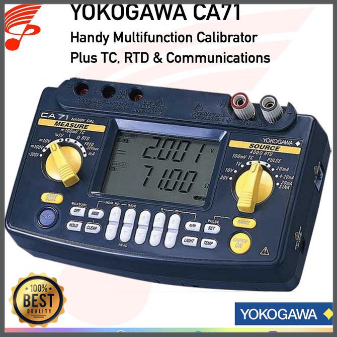 Jual alat Yokogawa CA71 Handy Multifunction Calibrator + TC & RTD ...