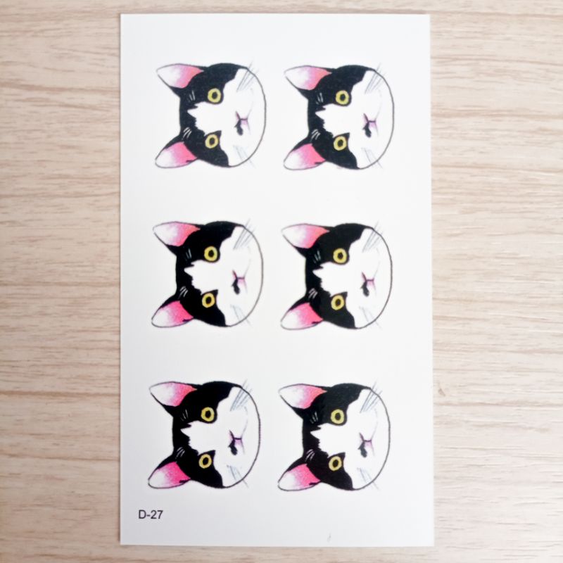 Jual Grosir Termurah Tato Hewan Kucing burung Paus Rusa Aesthetic Lucu ...