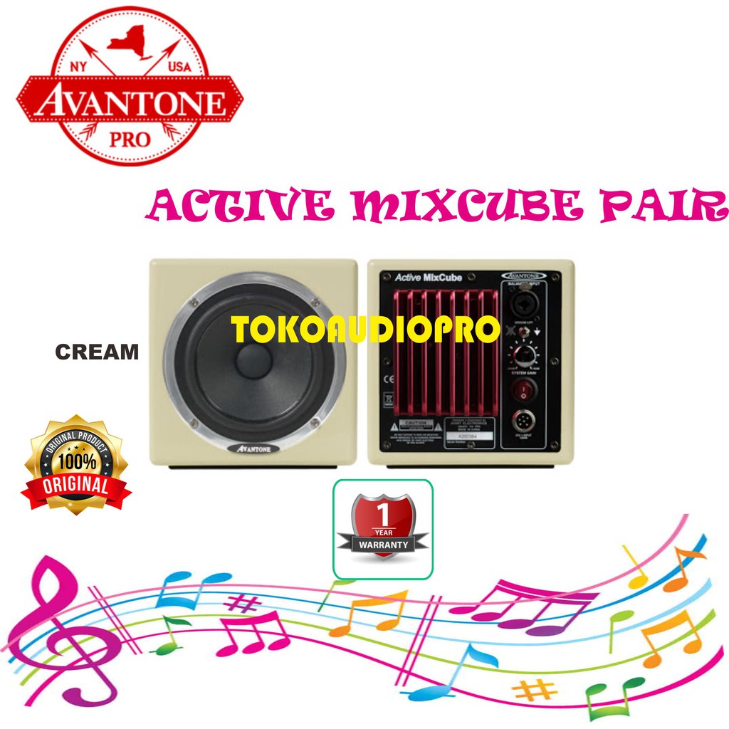 Jual Avantone Pro Active MixCubes 5.25 inch Powered Studio Monitor Pair ...