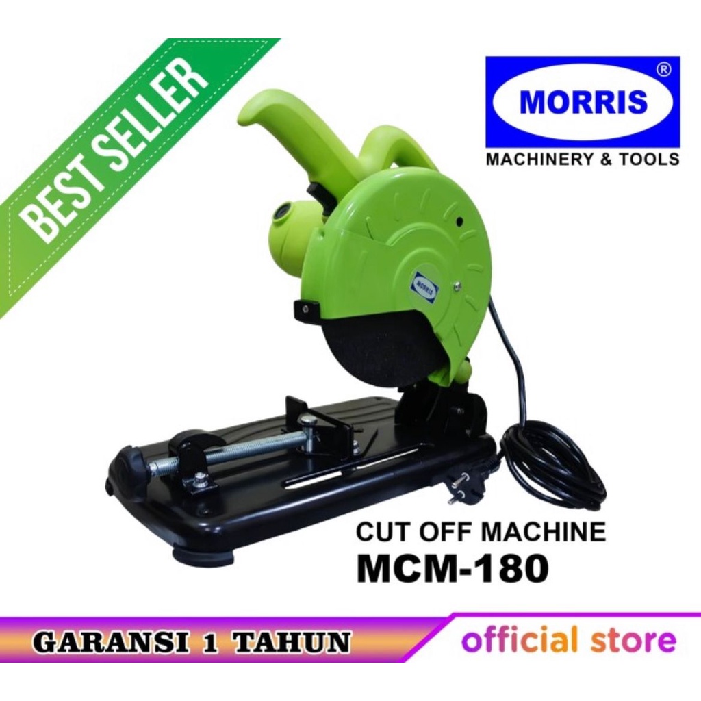 Jual Mesin Potong Besi Morris 7" 180mm MCM180 & Cut Of Morris 7in Sprt ...