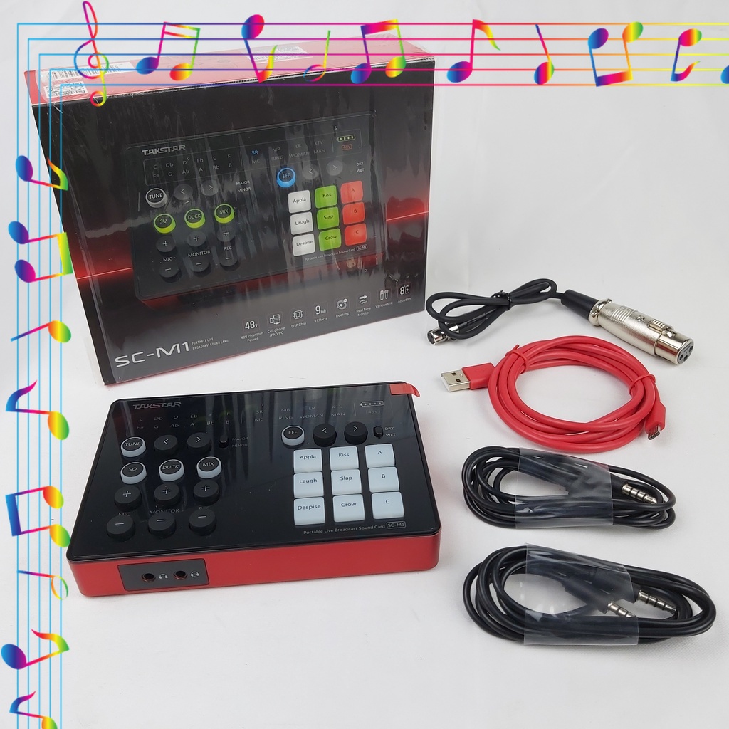 Jual SOUNDCARD AUDIO INTERFACE TAKSTAR SC M1 ORIGINAL ID MUSIK JAYA ...