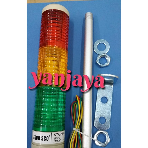 Jual tower light led 3 lampu steady/lampu tower light led/lampu warning ...
