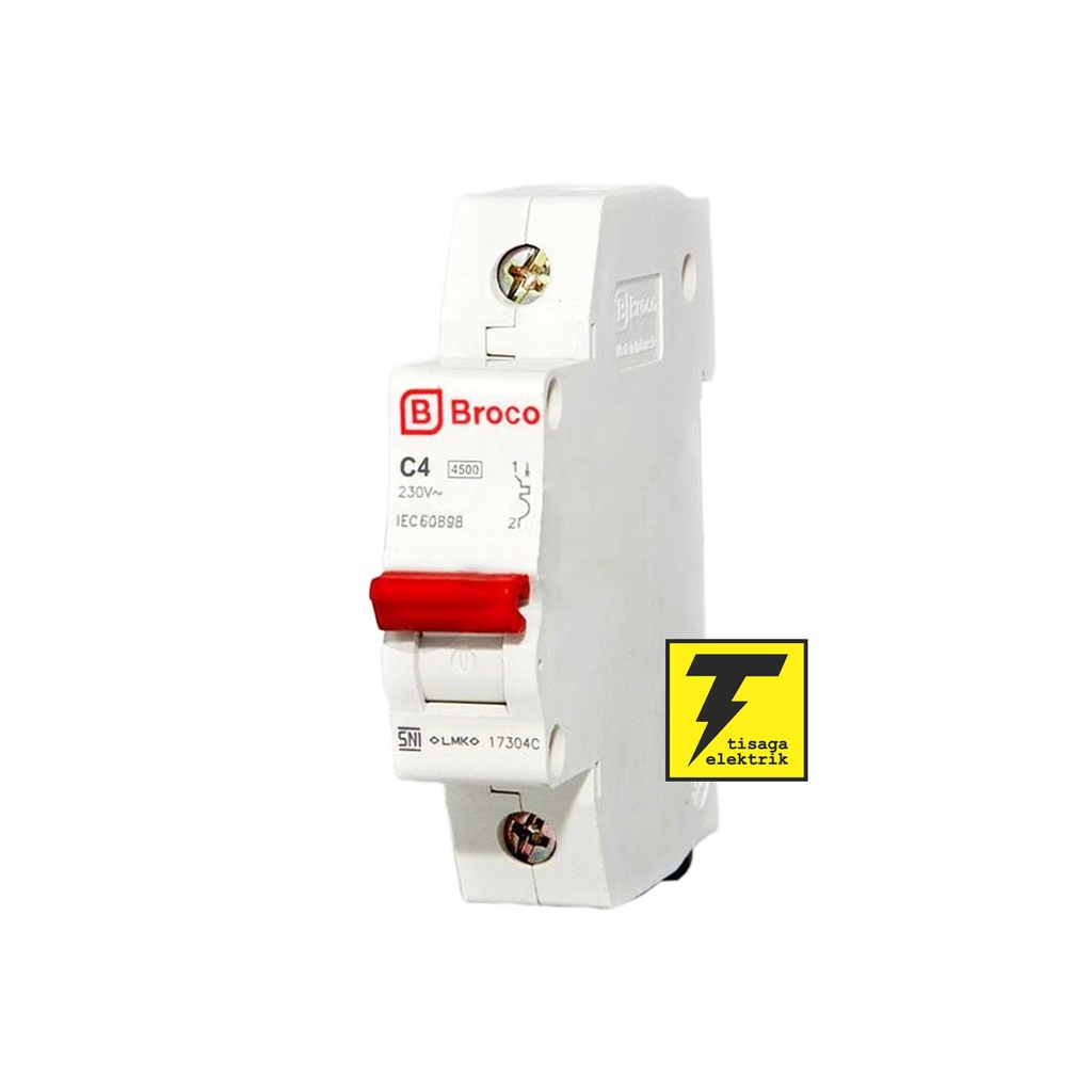 Jual MCB BROCO C 4A / 16A | Shopee Indonesia
