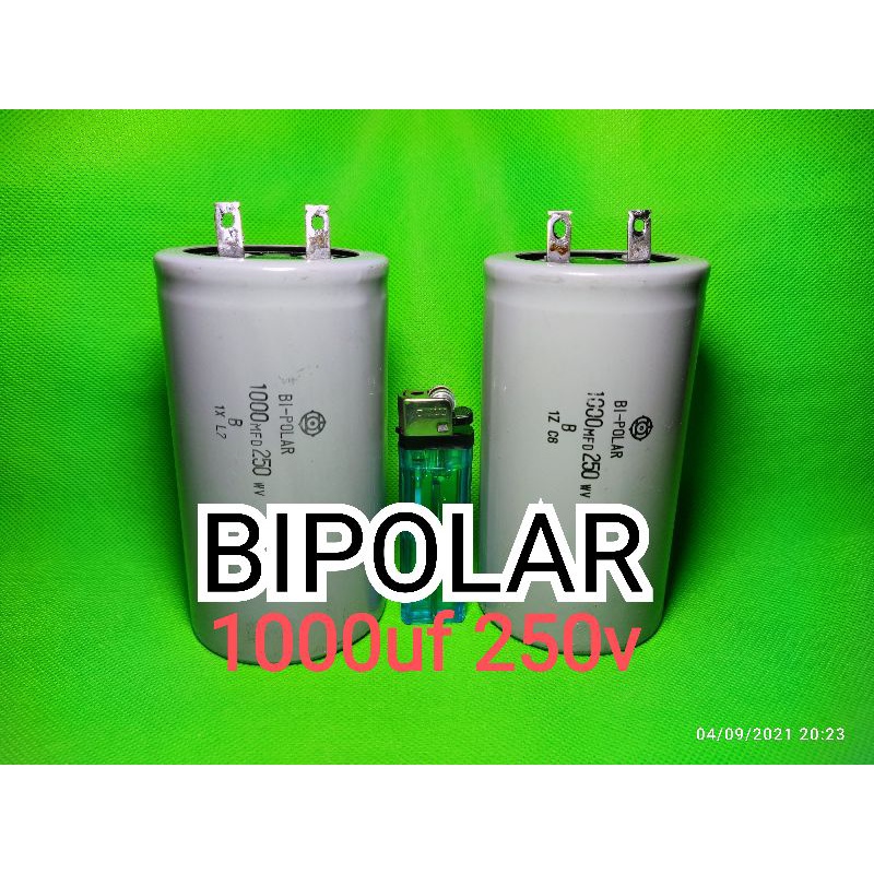 Jual HITACHI Kapasitor capasitor elko elco BIPOLAR 1000uf 250v second ...