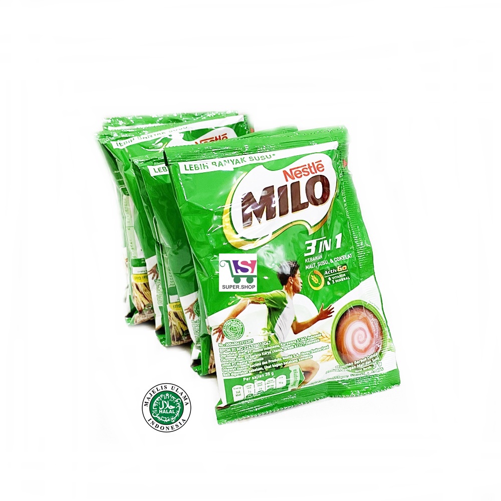 Jual FCW - Milo Sachet 22 Gram x 10 Sachet | Shopee Indonesia