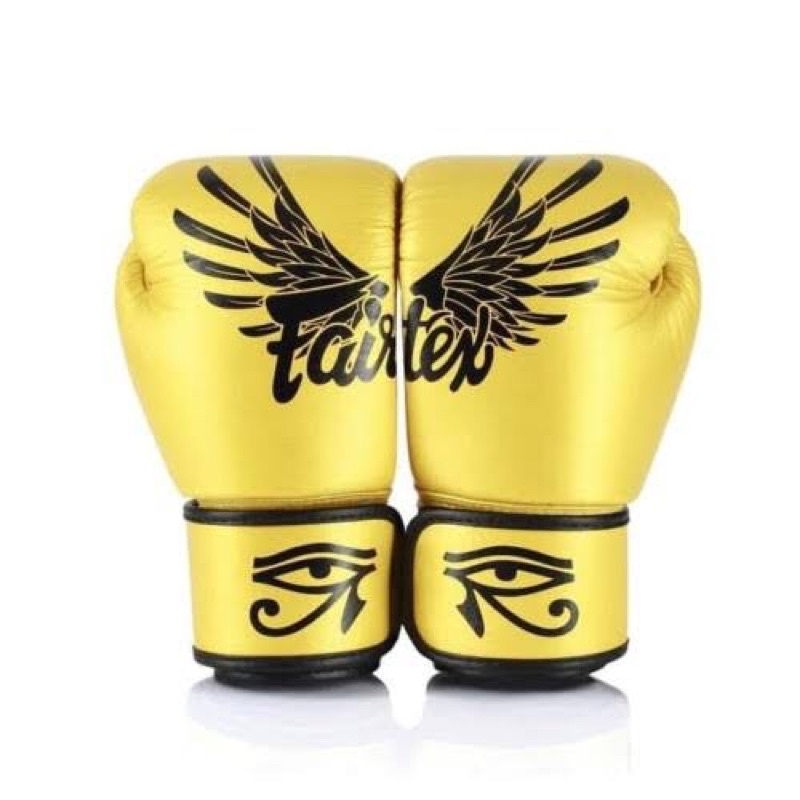 Jual Sarung tinju Fairtex bgv1 falcon genuine leather gold limited ...