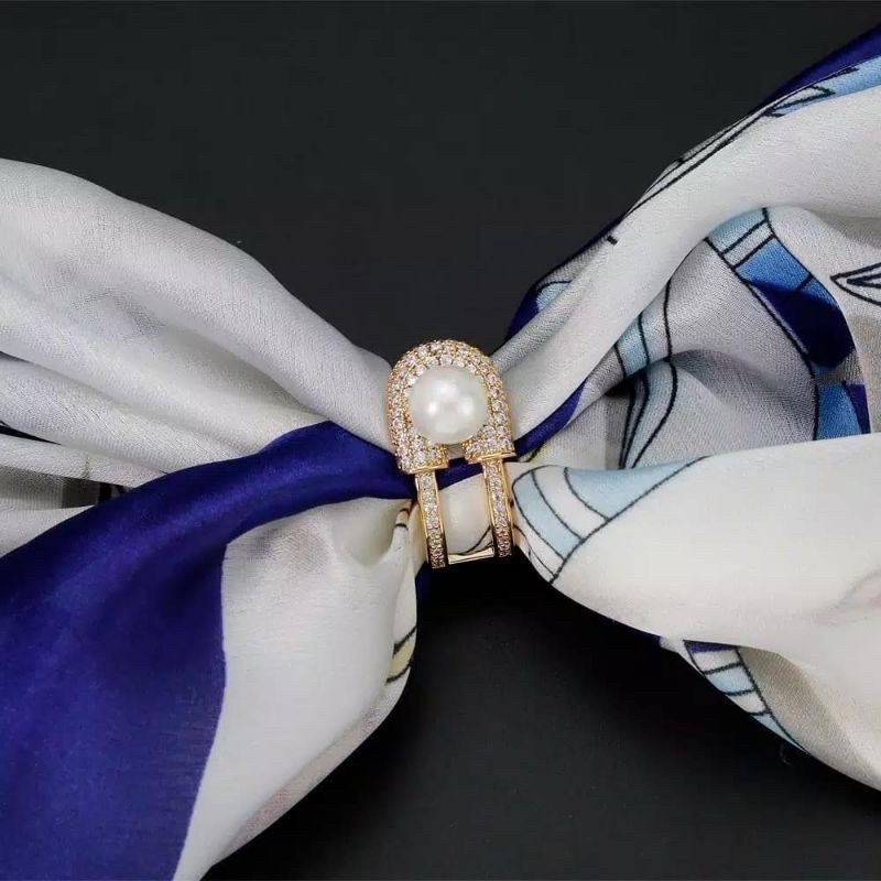 Jual Ring hijab mewah berlian imitasi gaya korea | Cincin Hijab Mewah ...