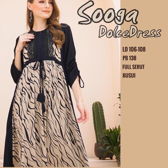Jual Order..oau-865 Daster Arab Dolce Sooga By Dolce Dress | Shopee ...