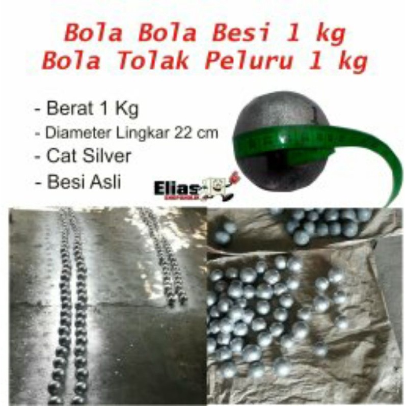 Jual Bola besi 1kg Bola Tolak peluru 1kg | Shopee Indonesia