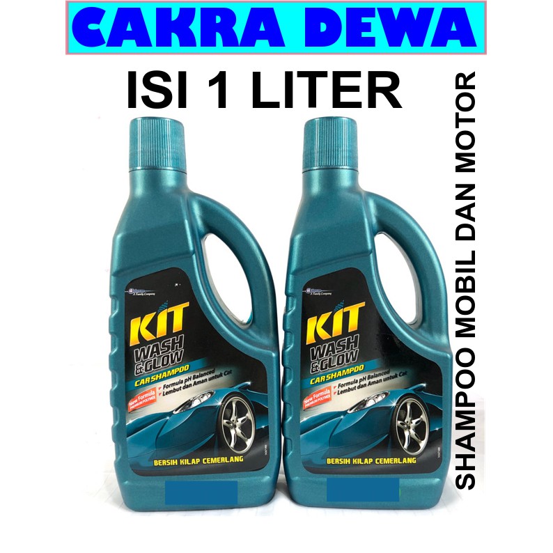 Jual KIT Wash and Glow car shampoo sampo mobil dengan busa pembersih ...