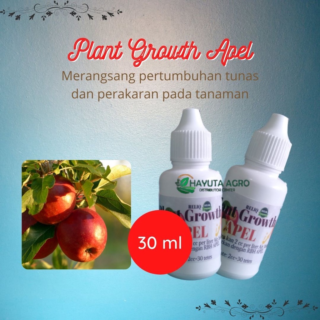 Jual RELIQ PLANT GROWTH APEL - nutrisi untuk tanaman apel merah ...