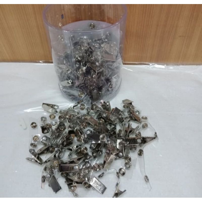 Jual Penjepit ID Card/Jepitan ID Card/Pengait | Shopee Indonesia