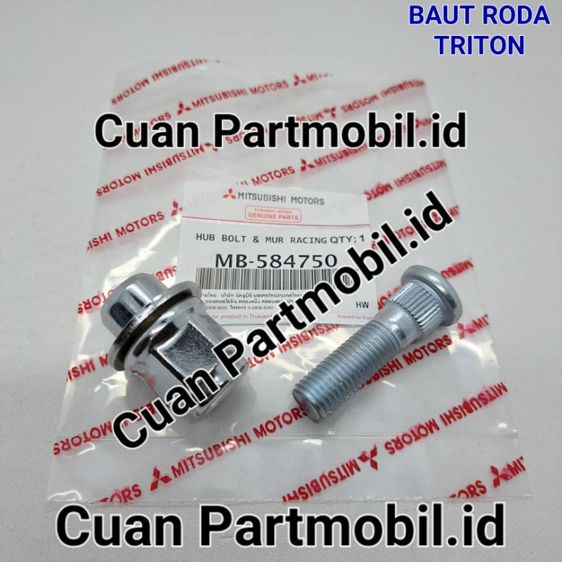 Jual BAUT RODA NUT RACING MITSUBISHI TRITON | Shopee Indonesia
