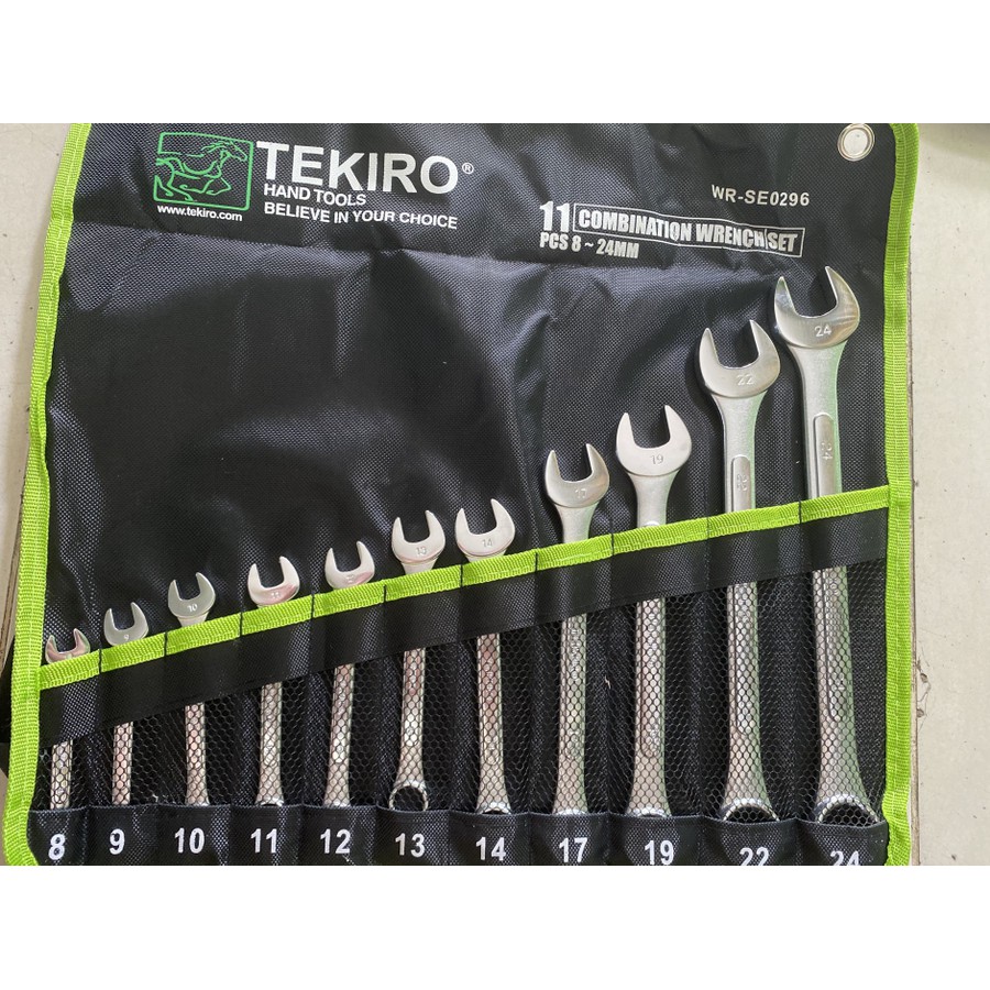 Jual TEKIRO KUNCI RING PAS SET 8-24mm / RING PAS SET 11 PC | Shopee ...