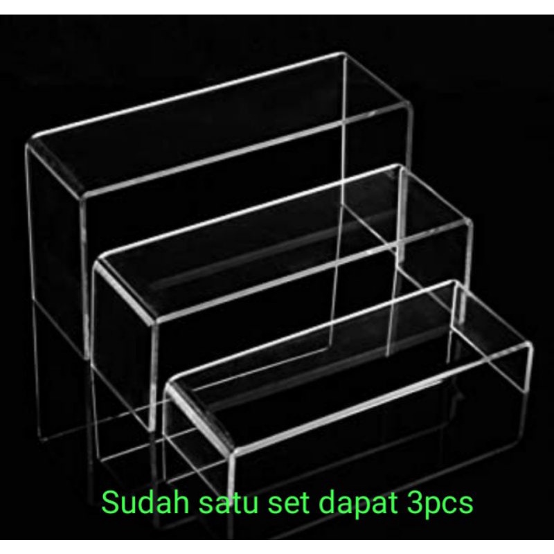 Jual display rak tangga mini akrilik | Shopee Indonesia