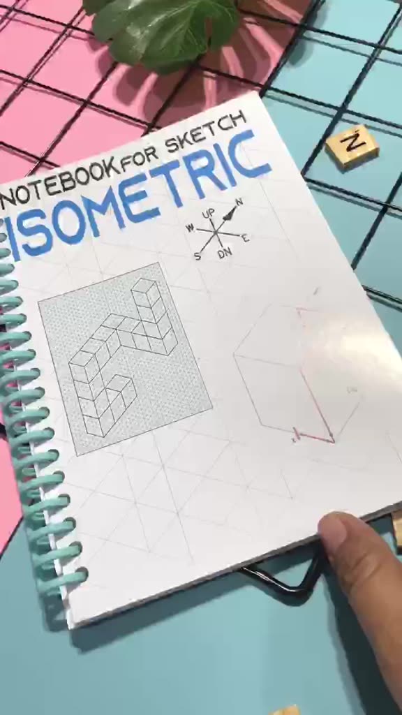 Jual Note Buku Teknik Isometric Notebook Sketch Menggambar Sketsa ...