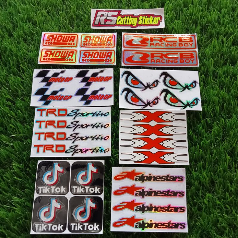 Jual STICKER CUTTING SHOWA , RCB, MOTO GP | Shopee Indonesia
