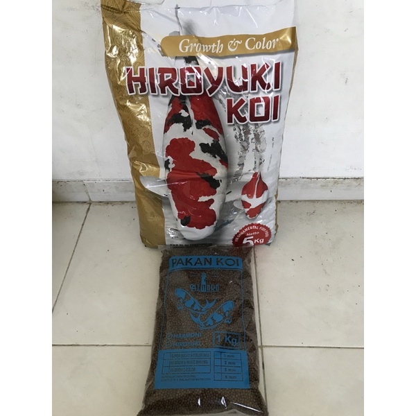 Jual REPACK GROSIR TERMURAH!!! HIROYUKI Pakan Ikan Koi Growth & Color ...