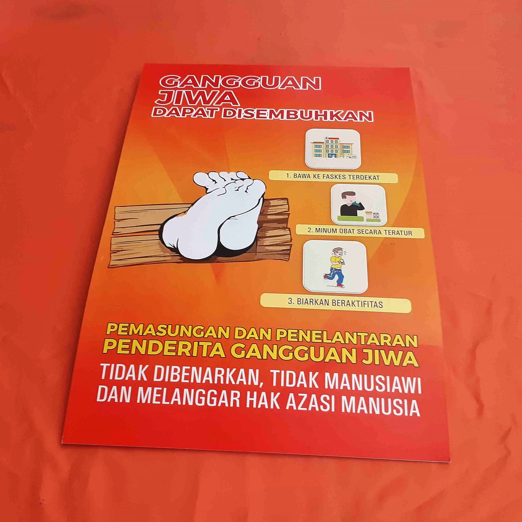 Jual Poster Gangguan Jiwa, Poster Edukasi Penanganan ODGJ | Shopee ...