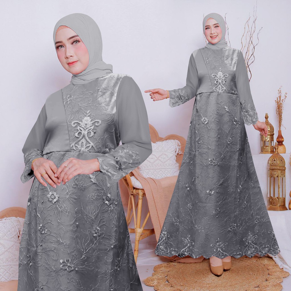 Jual (MODEL BARU) SIZE S-M,L,XL / GAMIS MAWAR/ GAMIS BRUKAT TILE ...