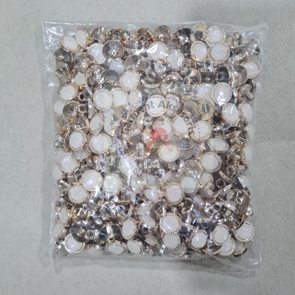 Jual Kancing Jamur Mutiara Datar List Klasik List Tebal Ukuran 20L 24L ...